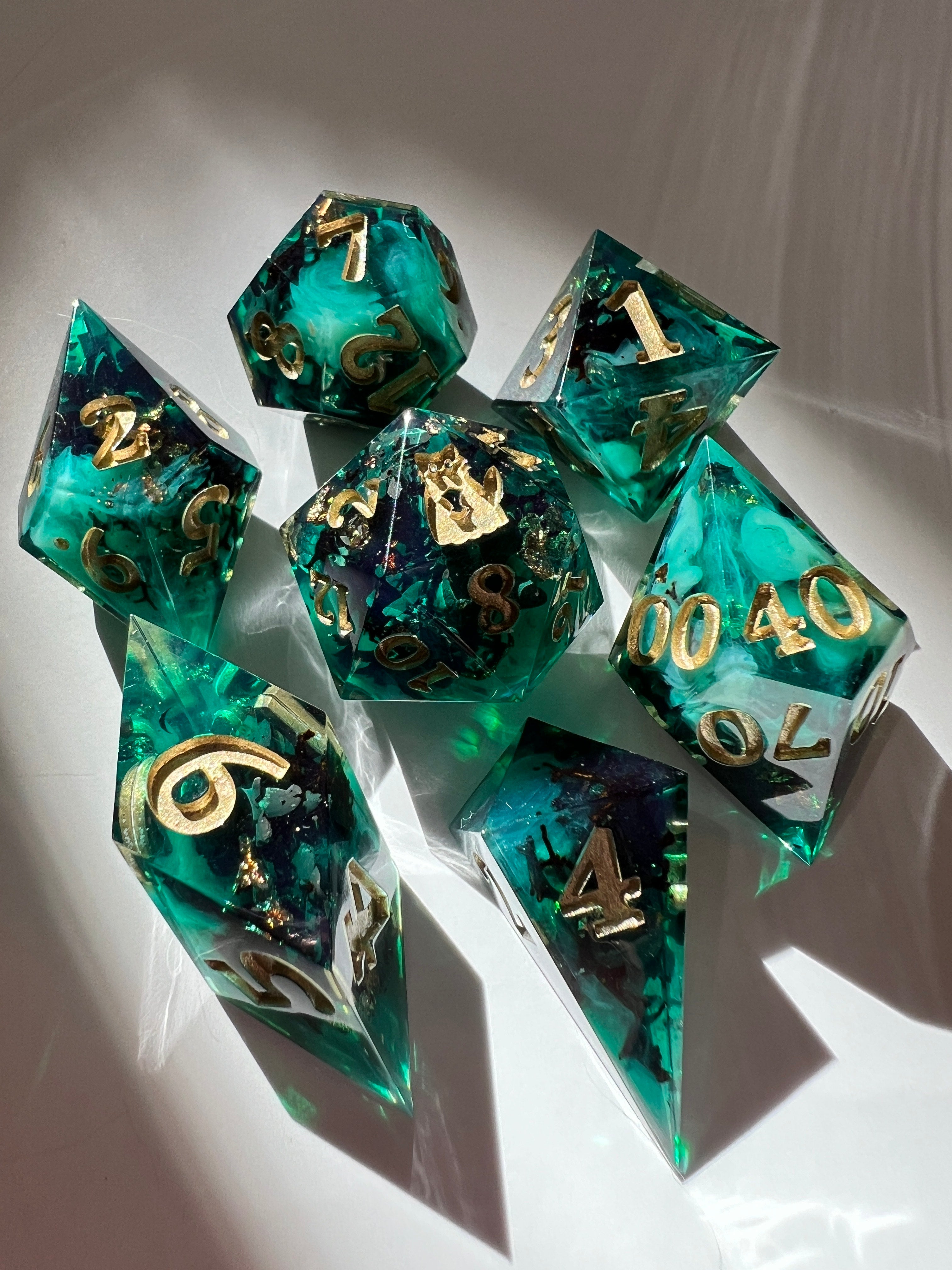 Bog Hag Energy, 7-piece set – Spoopy Dice