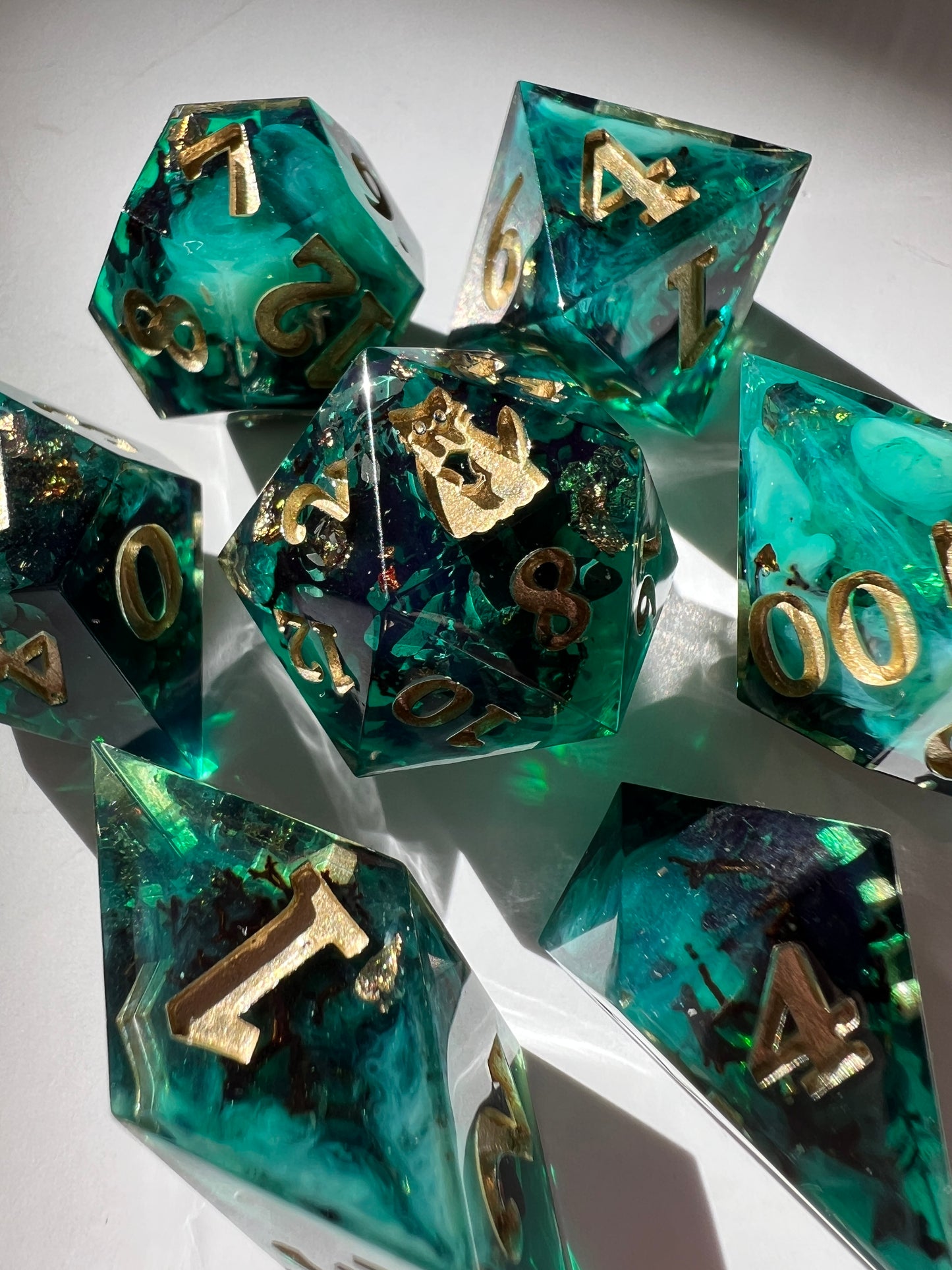 Bog Hag Energy, 7-piece set – Spoopy Dice
