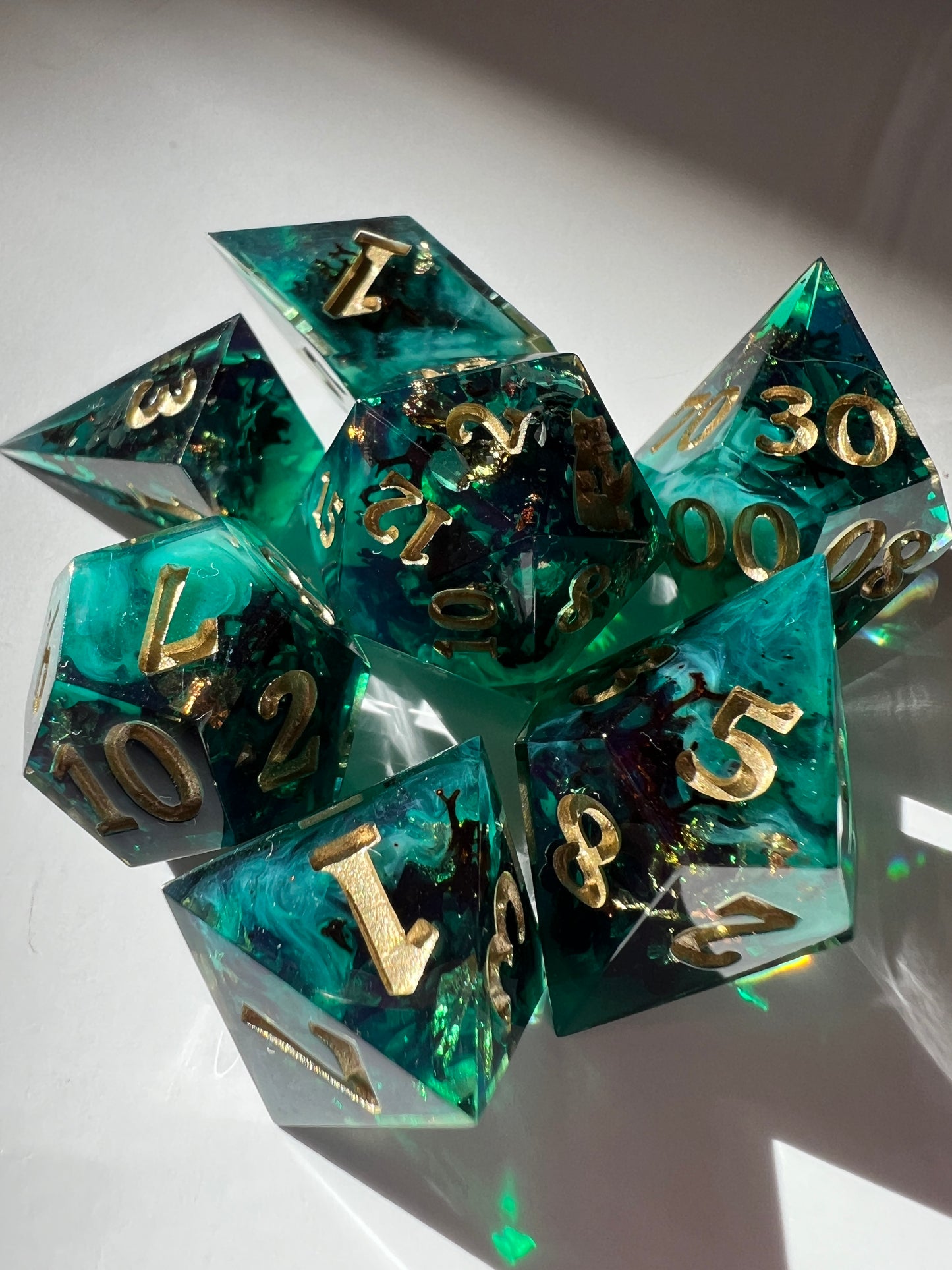 Bog Hag Energy, 7-piece set – Spoopy Dice
